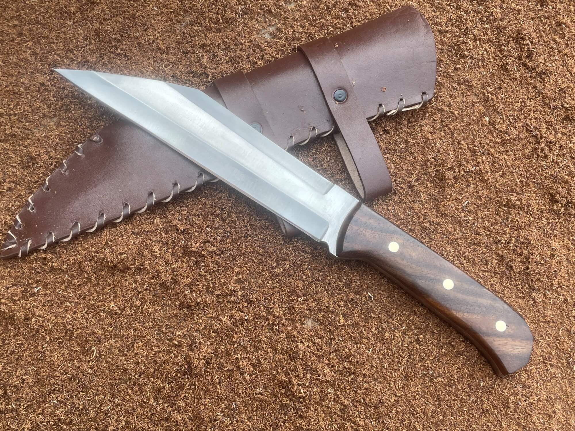 Viking Seax Knife - Handmade Knife With 5160 Spring Steel