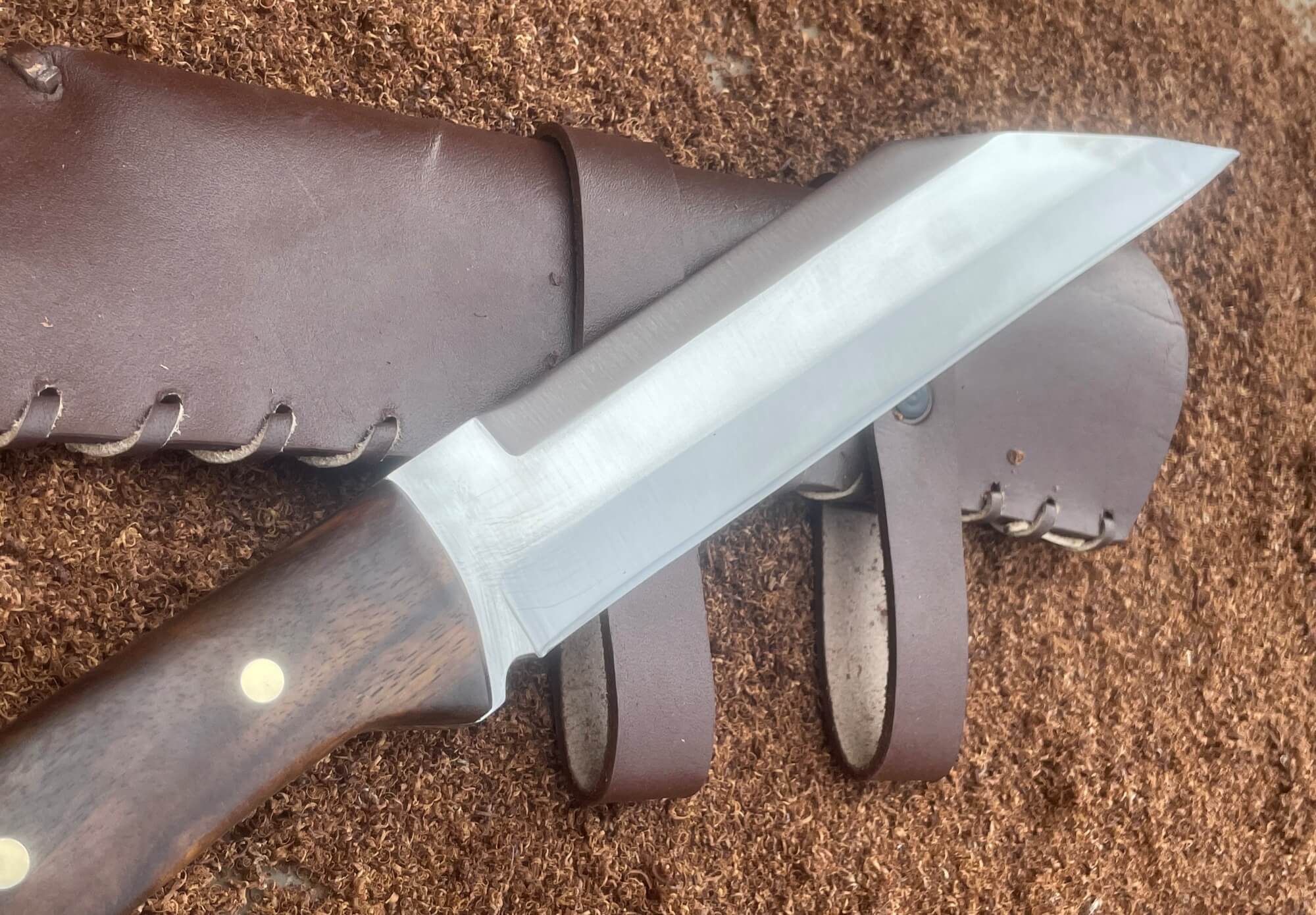 Viking Seax Knife - Handmade Knife With 5160 Spring Steel