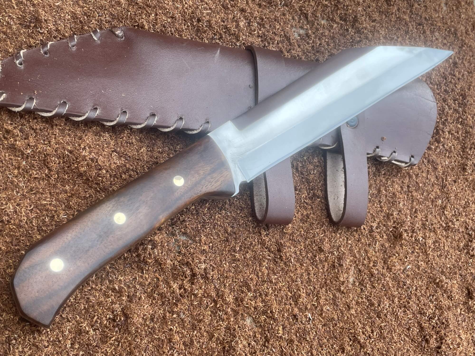 Viking Seax Knife - Handmade Knife With 5160 Spring Steel