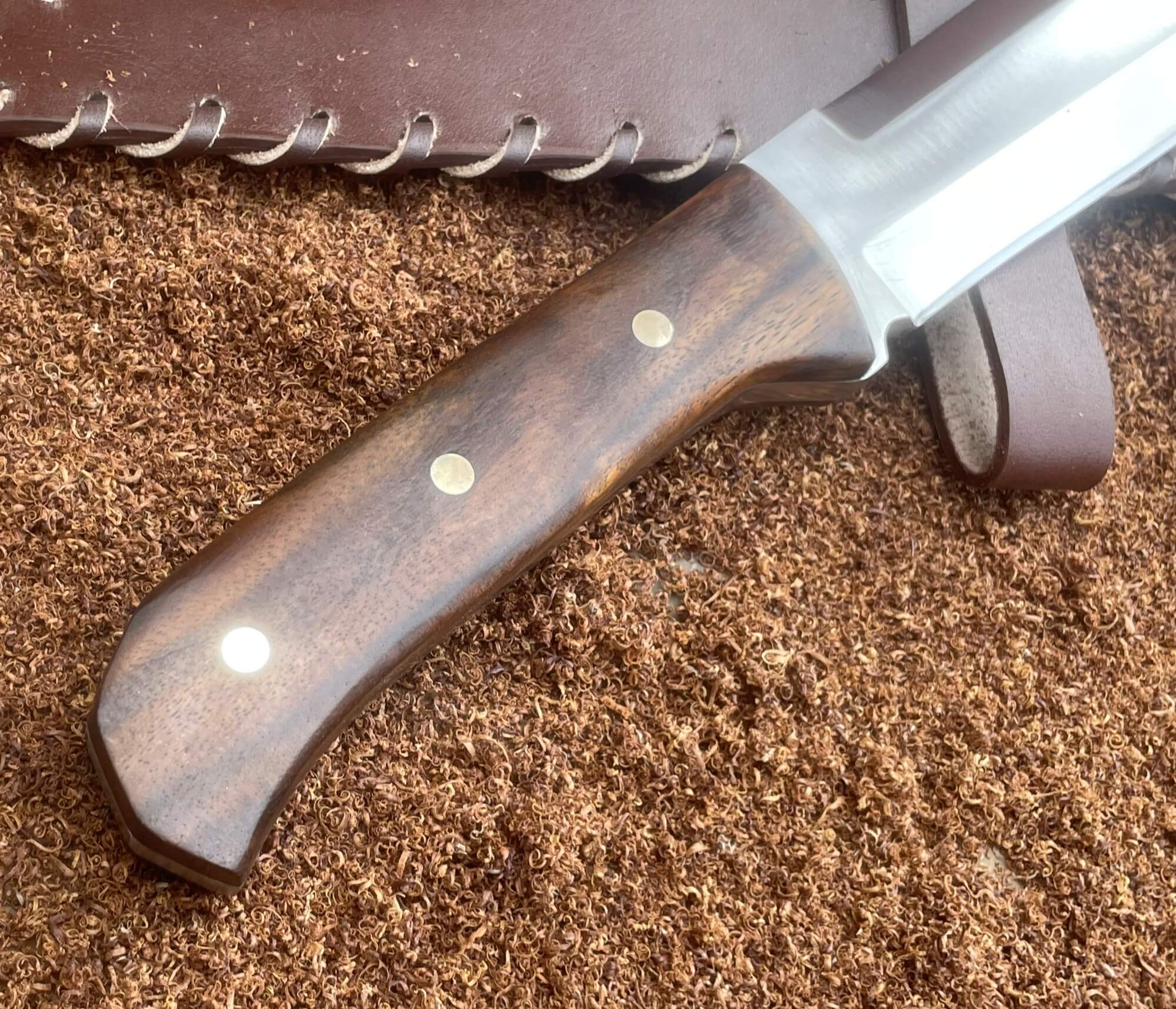 Viking Seax Knife - Handmade Knife With 5160 Spring Steel