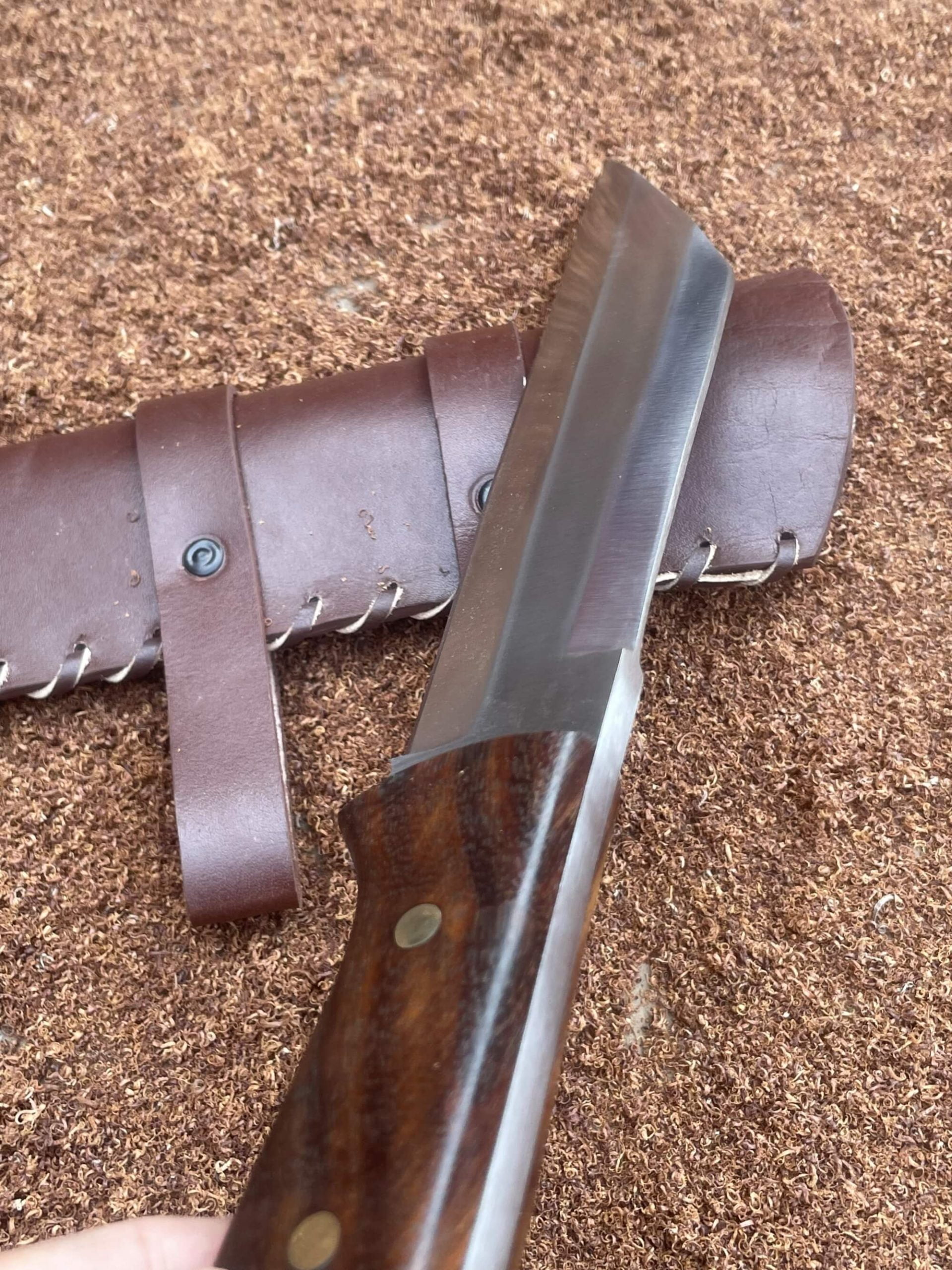 Viking Seax Knife - Handmade Knife With 5160 Spring Steel