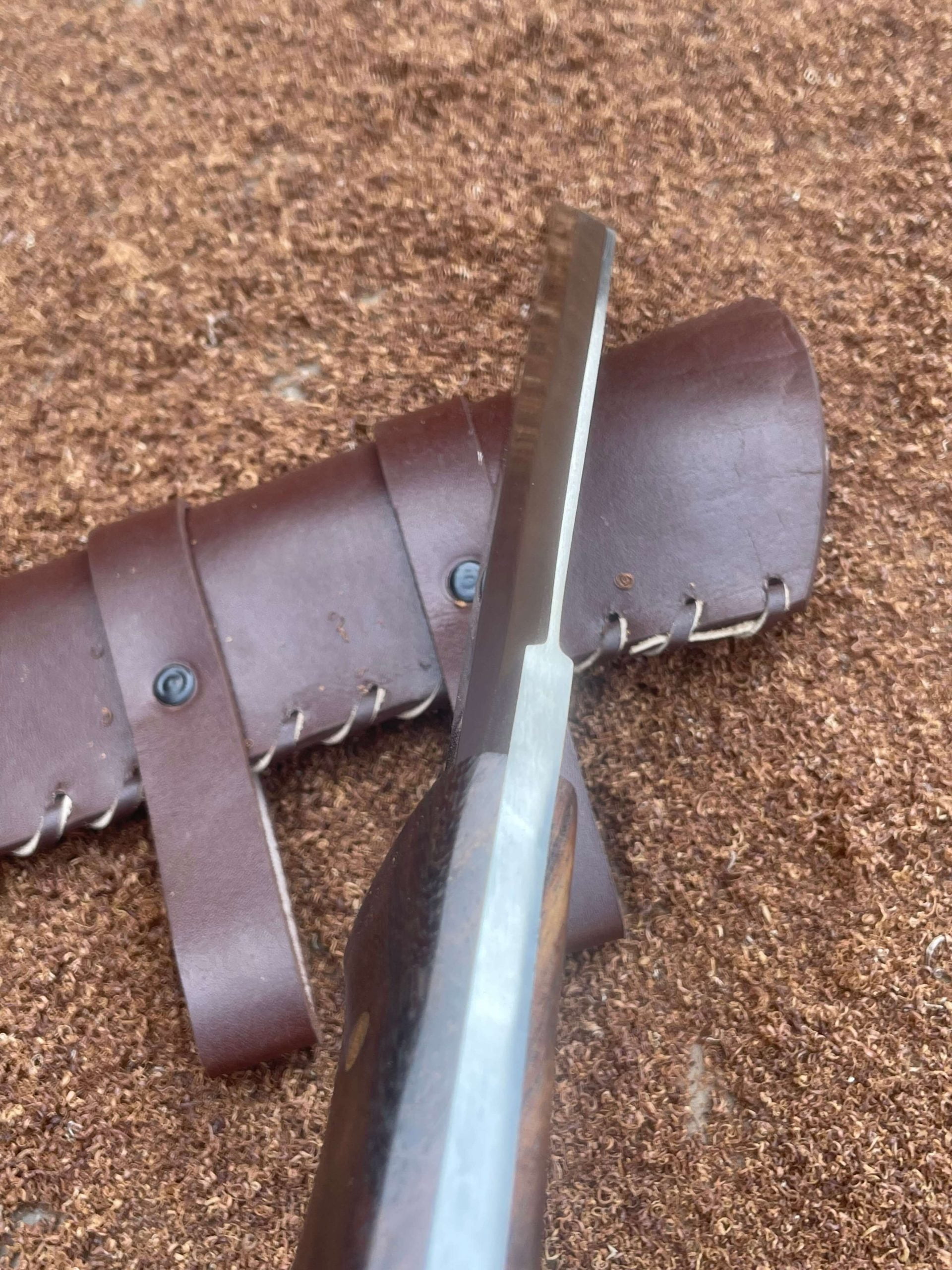 Viking Seax Knife - Handmade Knife With 5160 Spring Steel