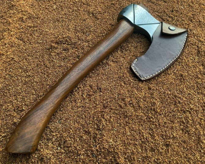 Classic Bearded Axe, 5160 Steel, Hand Forged - Crafts and Blades